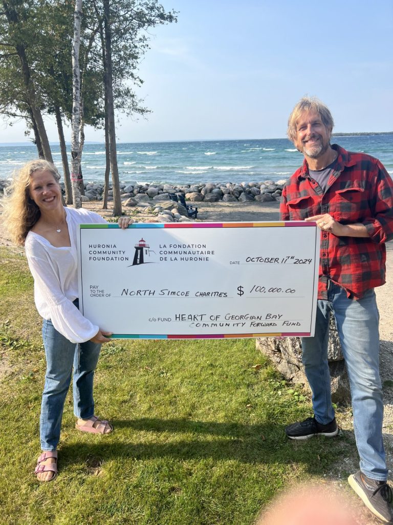 Gift from the Heart To Local Charities | Huronia Community Foundation